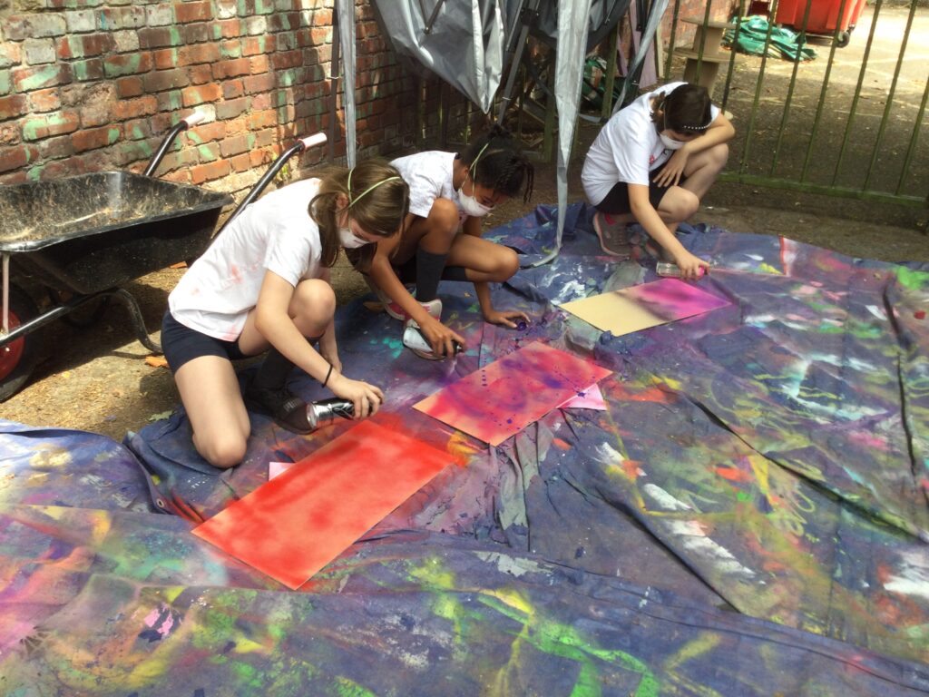 Graffiti Workshop Photos – Alban City School